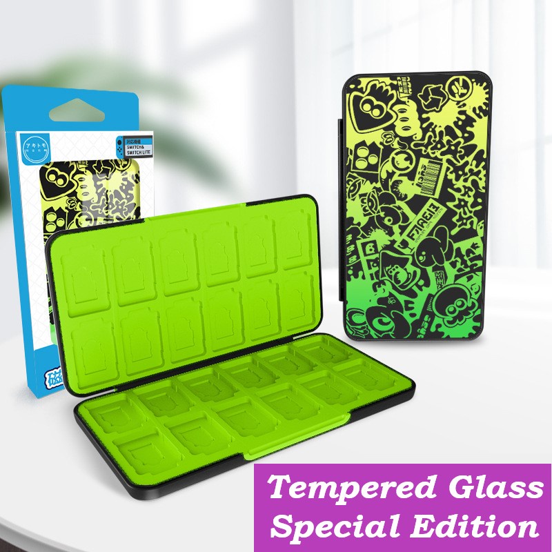 Nintendo Switch Splatoon 3 Accessories Protective Case Pouch Bag Game ...