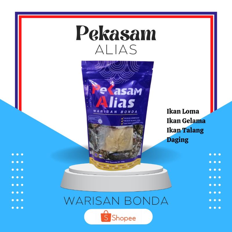 Ikan Pekasam Talang |Pekasam Alias| [200gram] | Shopee Malaysia
