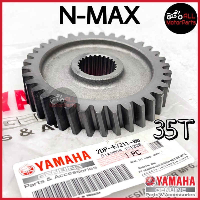 [100% ORI] NMAX 150 N MAX V1 V2 GEAR 1ST WHEEL 35T AXLE GEAR BOX ...