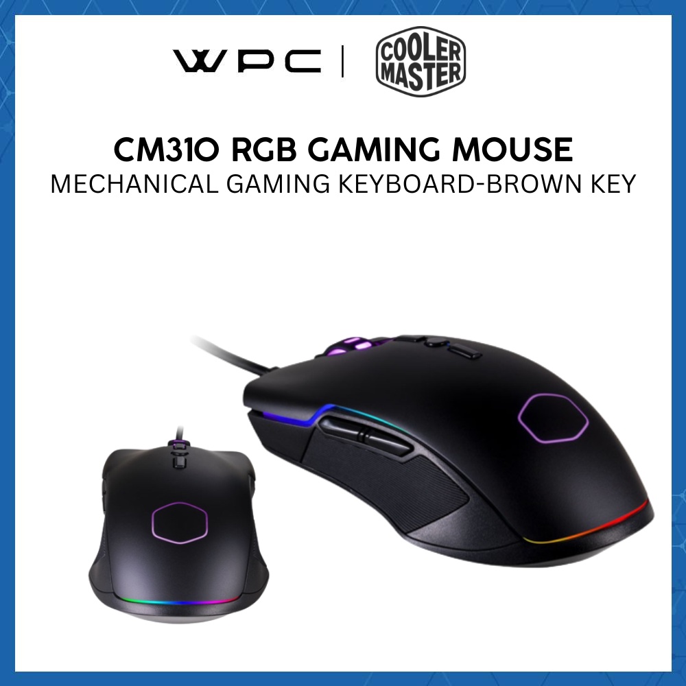 COOLER MASTER CM310 RGB GAMING MOUSE (CM-310-KKW02) | Shopee Malaysia