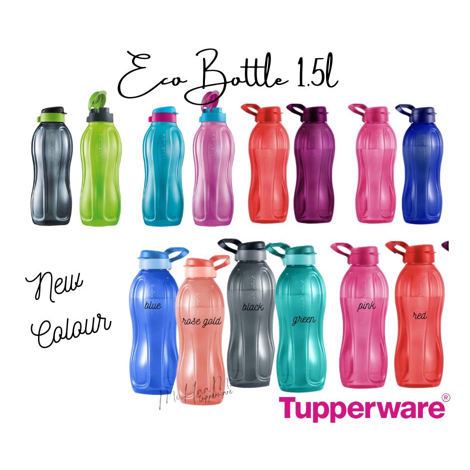 Tupperware Eco Bottle 1.5L BPA Free Plastic Botol Air Plastik Drinking ...