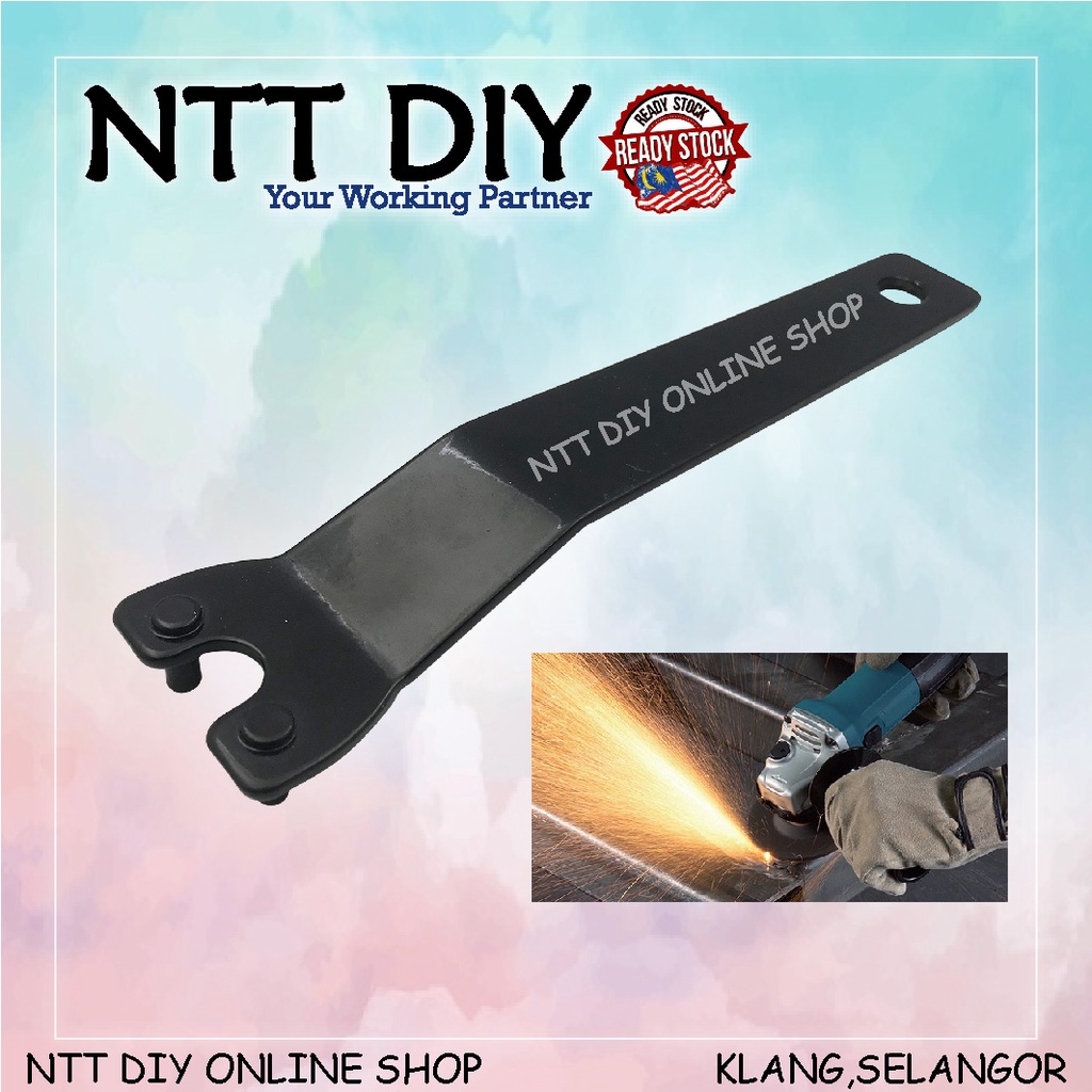 NTT DIY Grinder Opener Pin Angle Grinder Spanner Wrench [ Ready Stock ...