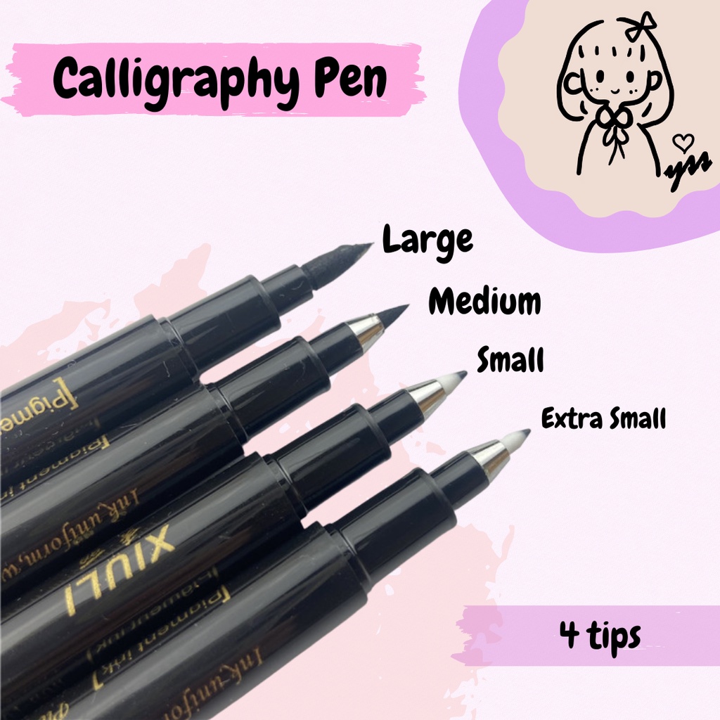 Refillable Calligraphy Pen Brush Pen 可添墨秀丽笔 | Shopee Malaysia