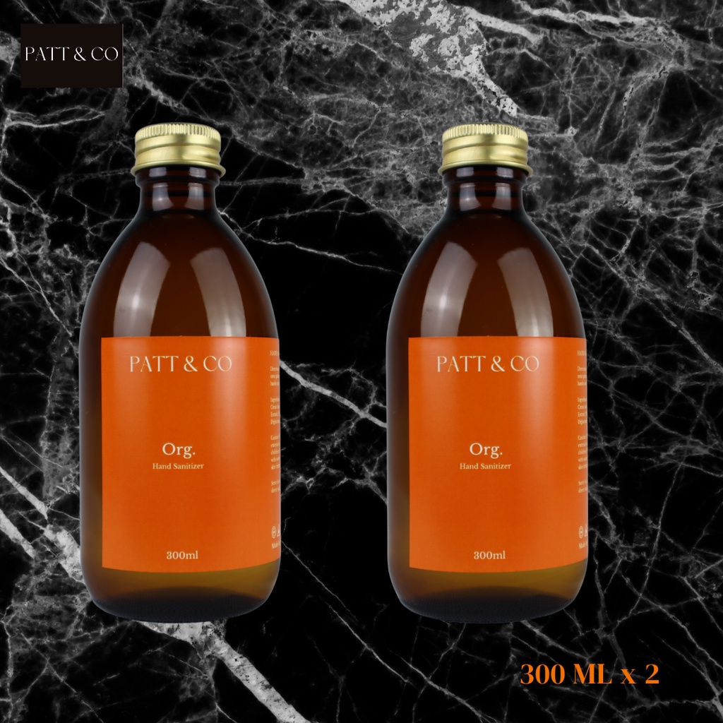 Patt & Co Orange Citrus Hand Sanitiser with Essential Oil (SET OF 2 300ML) | Shopee Malaysia