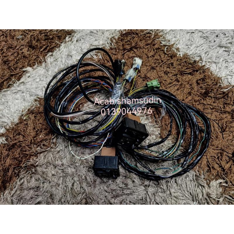 Wiring harness side mirror auto-flip evo 123 cyborg wira satria putra ...