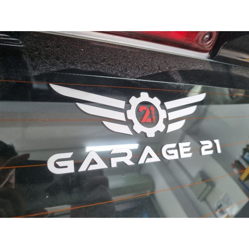 Garage 21 Classic Design Sticker | Shopee Malaysia