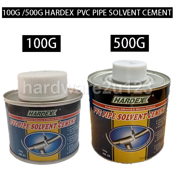 HE21&HE22 100G&500G HARDEX PVC GUM SOLVENT CEMENT PIPE GLUE SUPERIOR ...