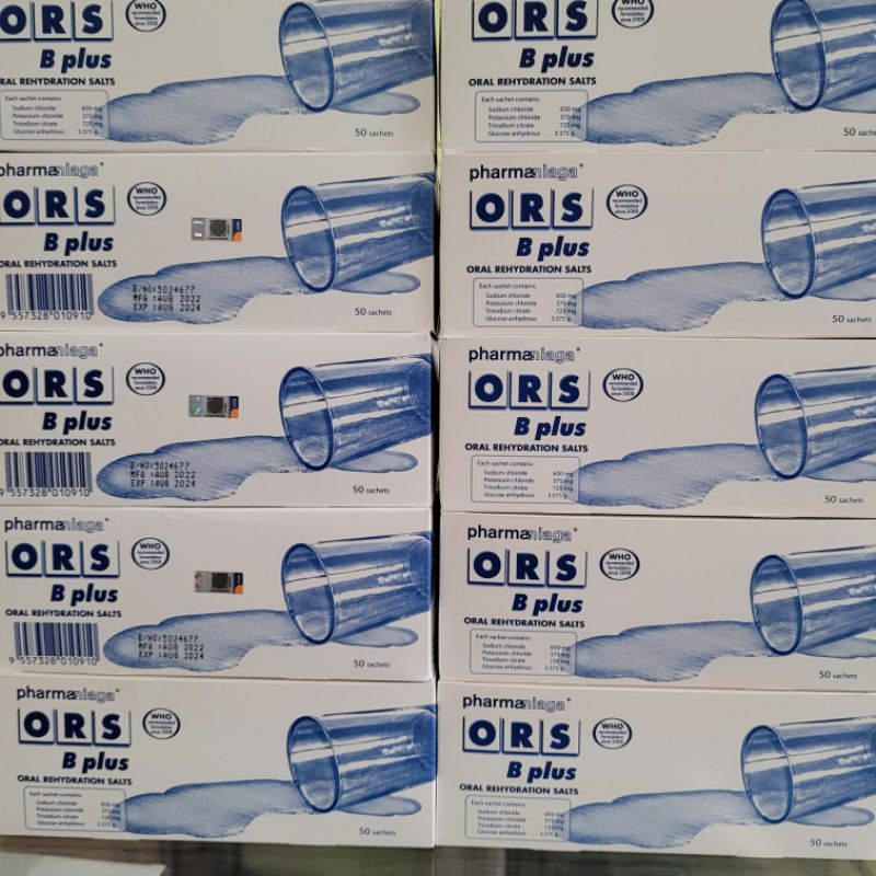 ORS Oral Rehydration Salts (50sachets/ Box) Original Flavour x 1BOX ...