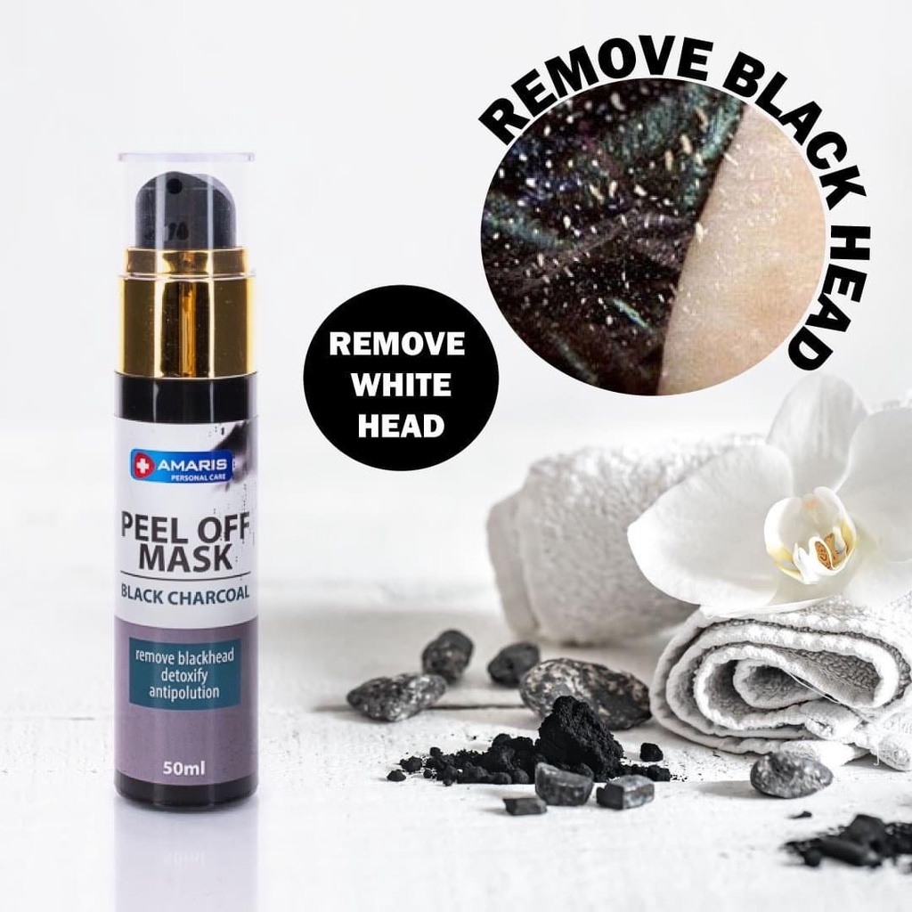 Peel Off Mask Charcoal Blackhead / Whitehead Remover | Shopee Malaysia
