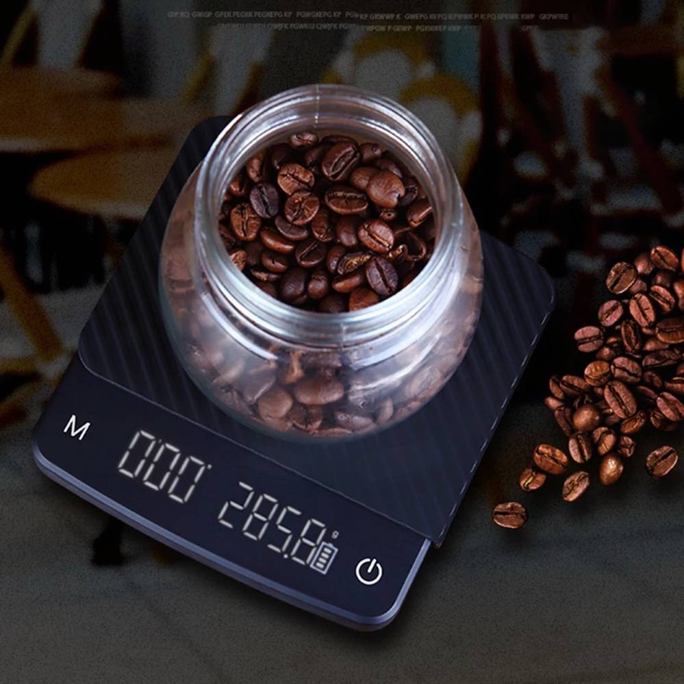 Rechargeable Coffee Scale Digital Barista LED Drip Coffee Timer ...