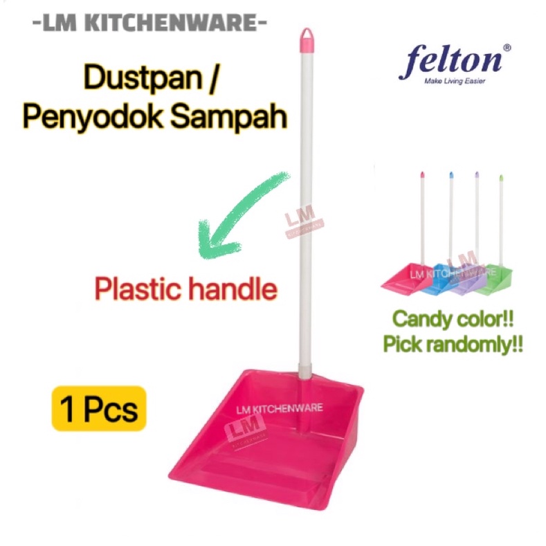 DUSTPAN WITH PLASTIC HANDLE / PENYODOK SAMPAH / PVC DUSTPAN / PENYEDUK ...