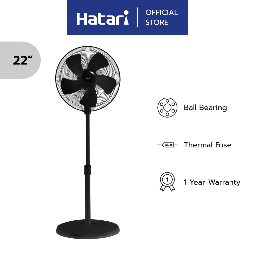 HATARI Industrial Fan Pedestal Type IP22M1 (22”) | Shopee Malaysia