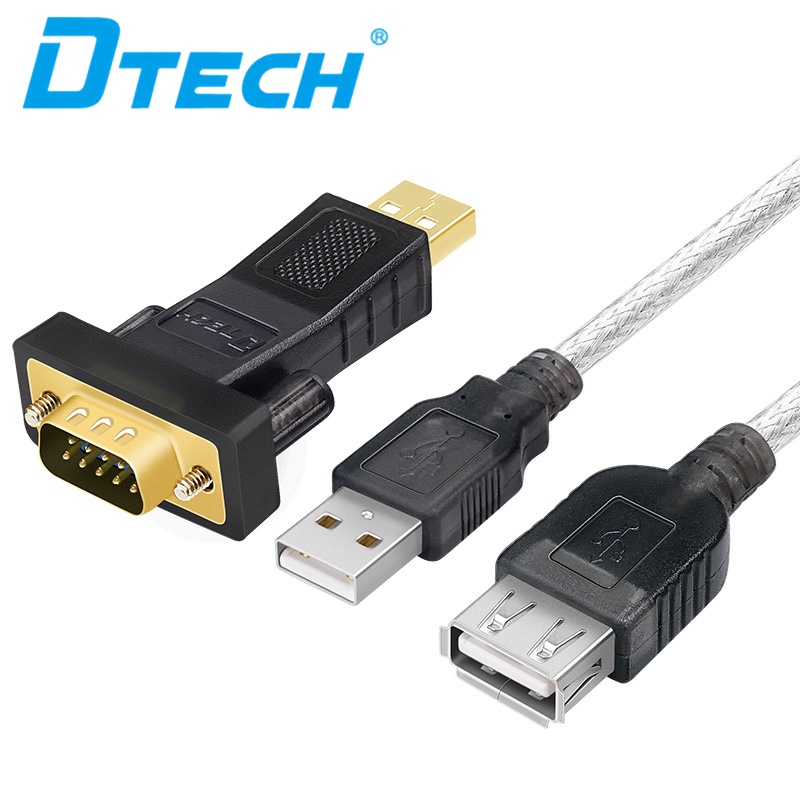 Dtech usb to RS232 Serial Port Cable DB9 Pin Serial Port Head PL2303 ...