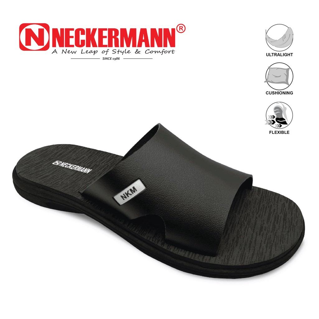 Neckermann Men's Todds Lifestyle Slide Sandals - Black/Brown | Shopee ...