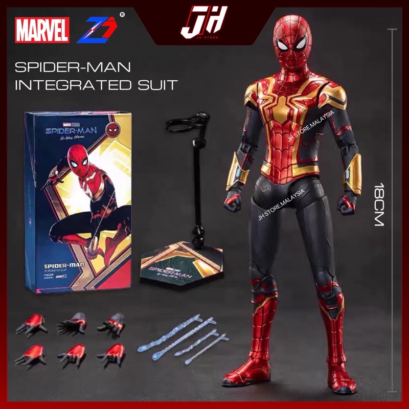 Spiderman Integrated Suit Action Figures / Marvel ZD Toys Spiderman No ...