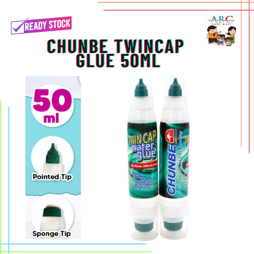 ( READY STOCK ) CHUNBE TWINCAP MULTIPURPOSE GLUE 50ML | Shopee Malaysia