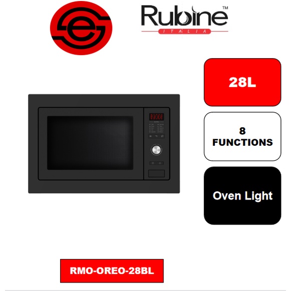 (FREE SHIPPING )Rubine 28L 8 Cooking Programmes Microwave oven | RMO ...