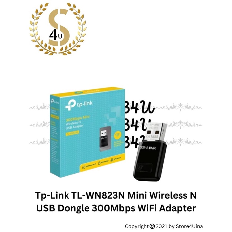 Tp-link TL-WN823N Mini Wireless N USB Dongle 300Mbps WiFi Adapter ...