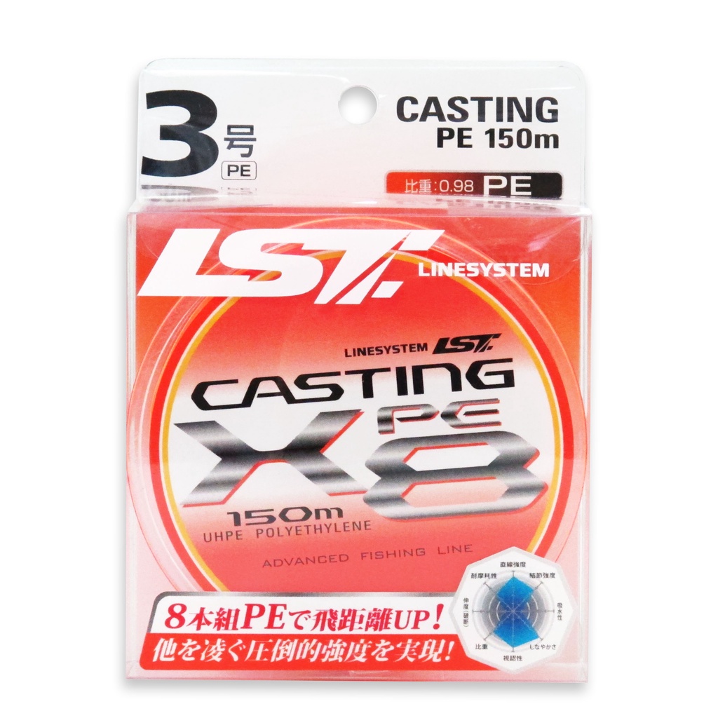 LINESYSTEM fishing line CASTING PE X8 150M BRAIDED LINE MADE IN JAPAN | Shopee Malaysia