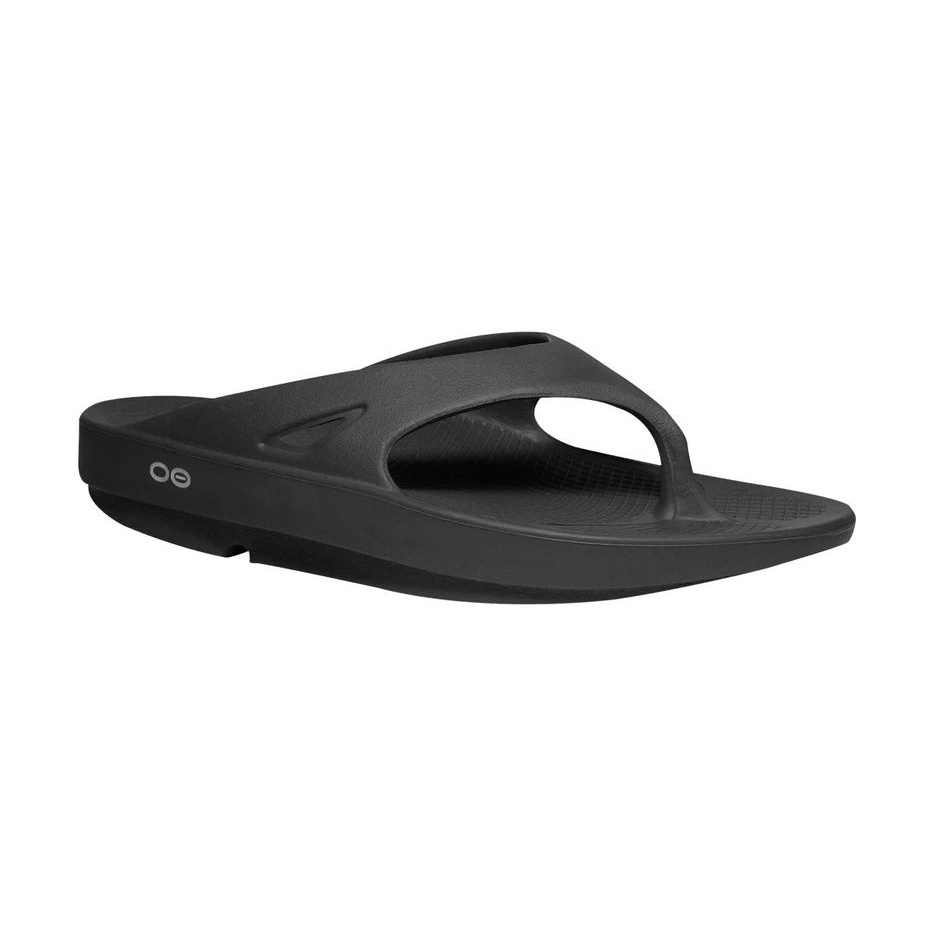 Oofos Ooriginal Recovery Sandal | All Gender | Black | Shopee Malaysia