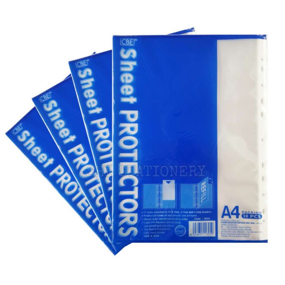 CBE SHEET PROTECTORS 305A A4 SIZE | Shopee Malaysia