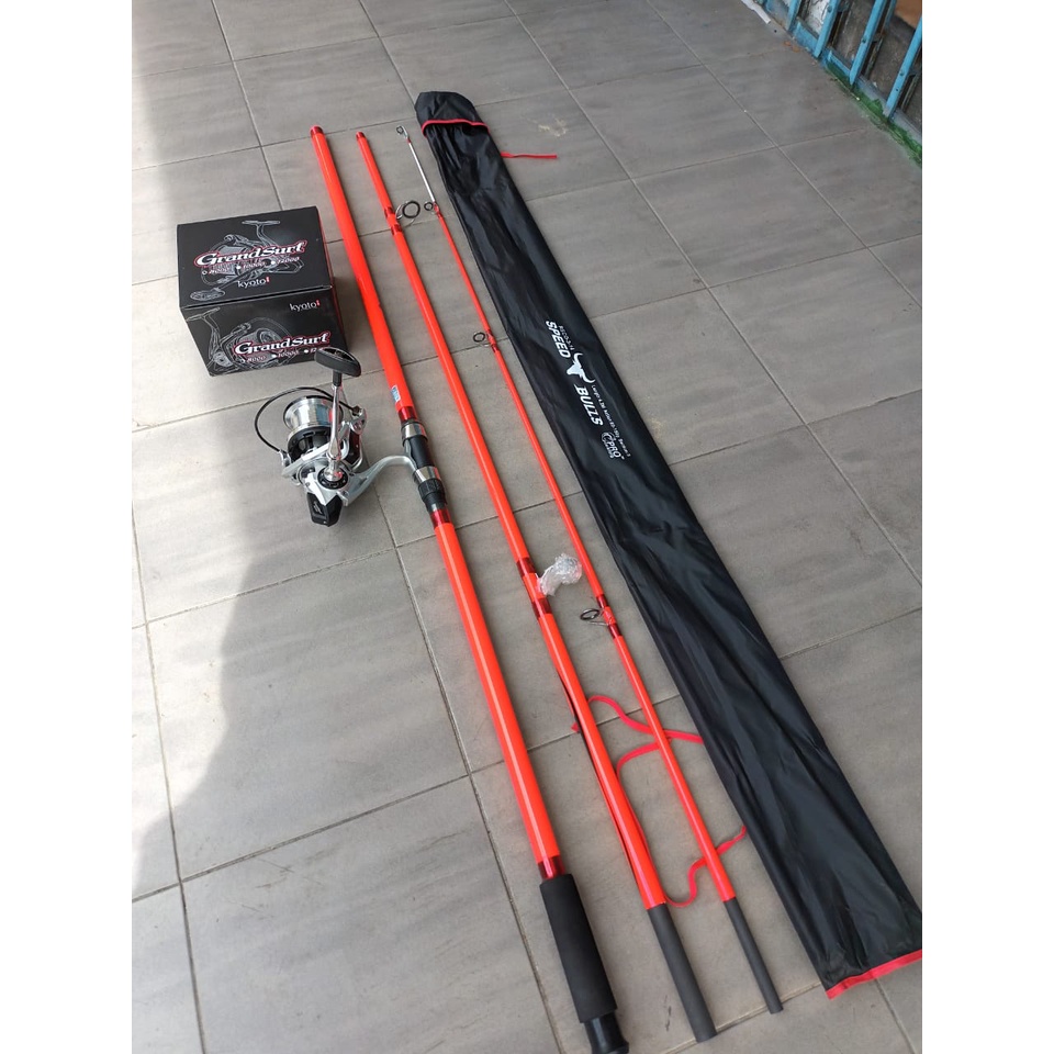 Kyoto Grand Surf + Pro Fishing Speed Bull Fishing Reel & Rod (1 set ...