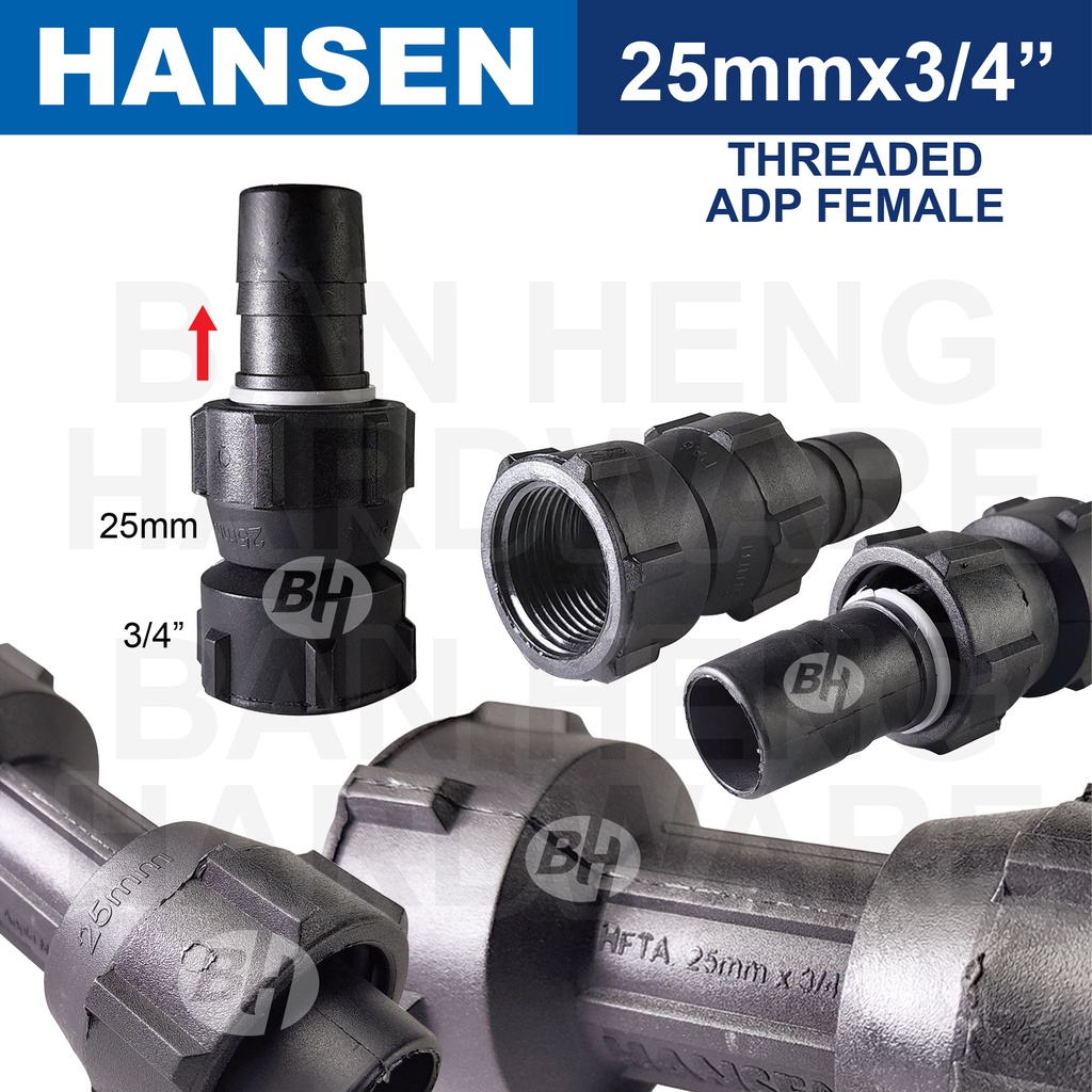 Hansen Fitting Elbow,Tee,Socket,Coupling,Tank Connector / Poly Fitting ...