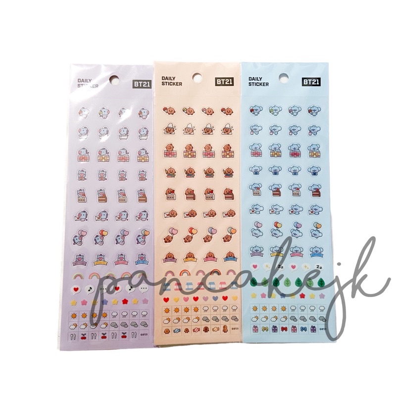 Bts bt21 monopoly soft detail sticker [koya shooky mang] | Shopee Malaysia
