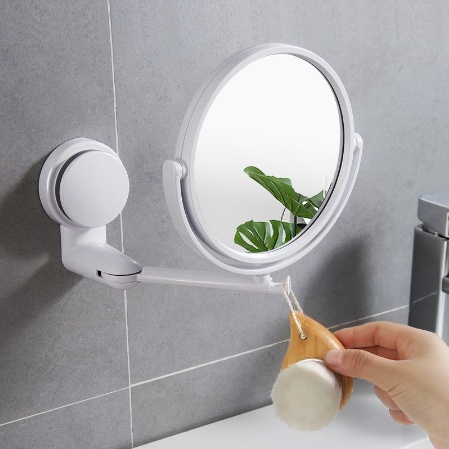 Modern Bathroom Mirror 2 Side Makeup ADJUSTABLE 360 Extend Shave ...