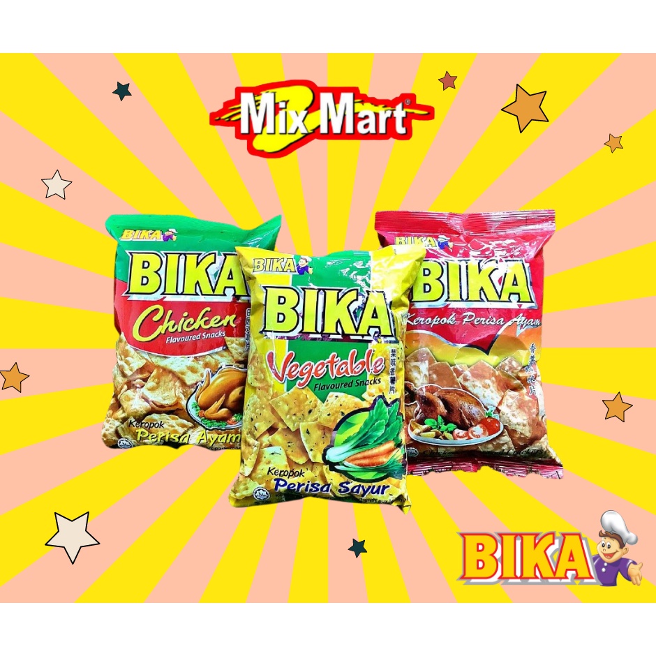 BIKA Crackers Snack 60g Assorted Flavour | Shopee Malaysia