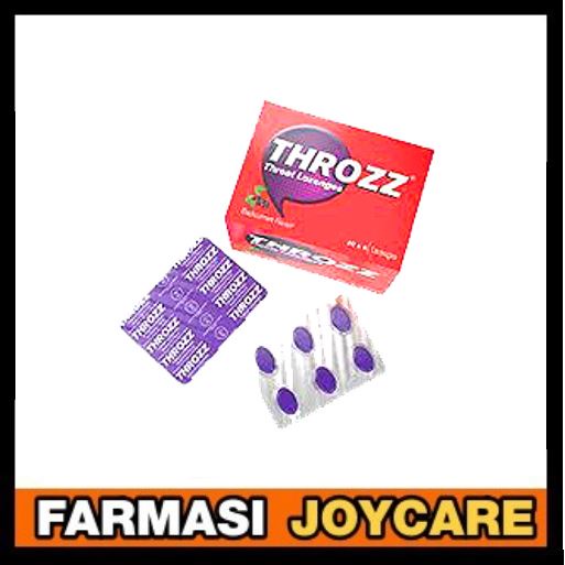 Throzz Throat Lozenges Blackcurrant 6's 1 STRIP (EXP: February 2027 ...