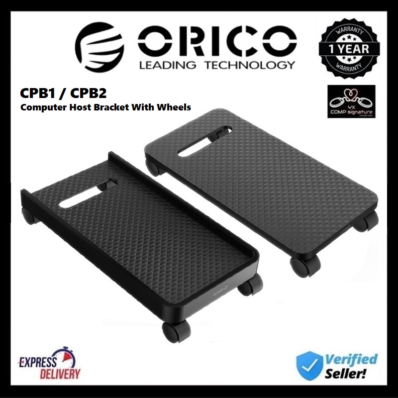 ORICO CPB1/CPB2/CPB3 ABS Computer CPU Stand with Wheels Stable Vertical Stand For Computer Cases ...