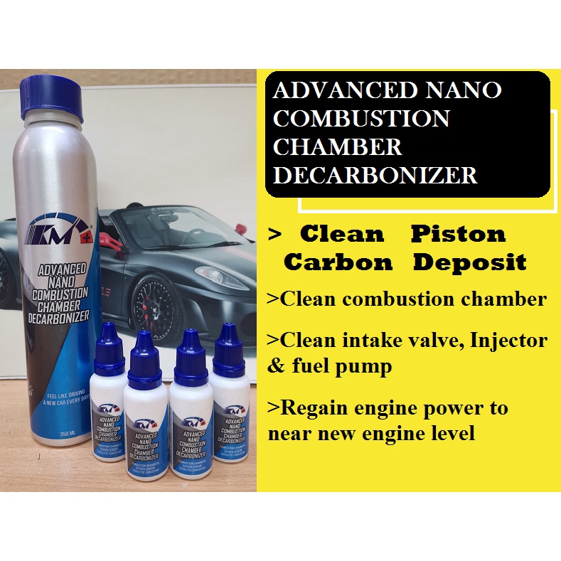 Km+ Advanced Nano Combustion Chamber Decarbonizer Pencuci/Pembersih ...