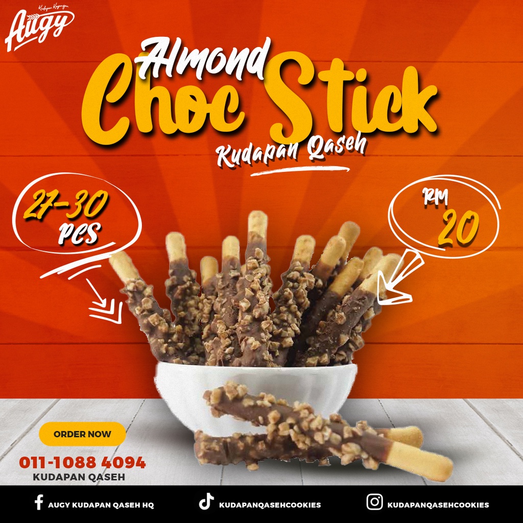 ALMOND CHOC STICK (27-30 PCS) | Shopee Malaysia
