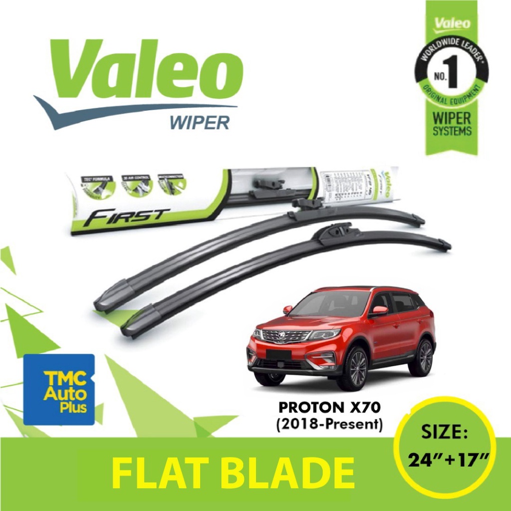VALEO Wiper Flat Blade 110 PROTON X70 & X50 (24"+17") (2pcs/set ...