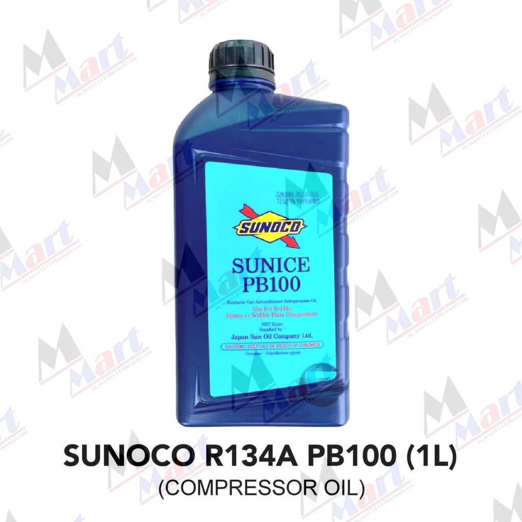 Japan Sunoco Sunice PB100 R134a (1L) Air Cond Compressor Oil | Shopee Malaysia