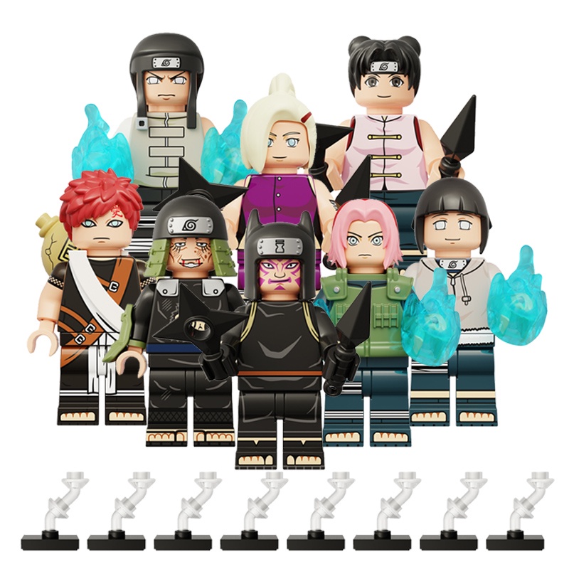 Japanese Cartoon Minifigures Kankuro Uzumaki Gaara Senju Building Block ...