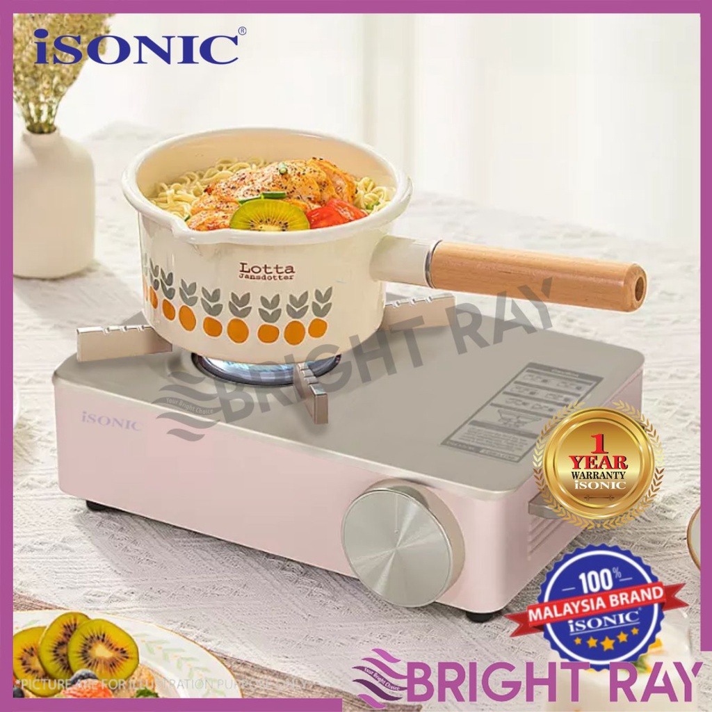 ISONIC LUXURY Style Portable Gas Stove Mini Dapur Gas Outdoor Nordic ...