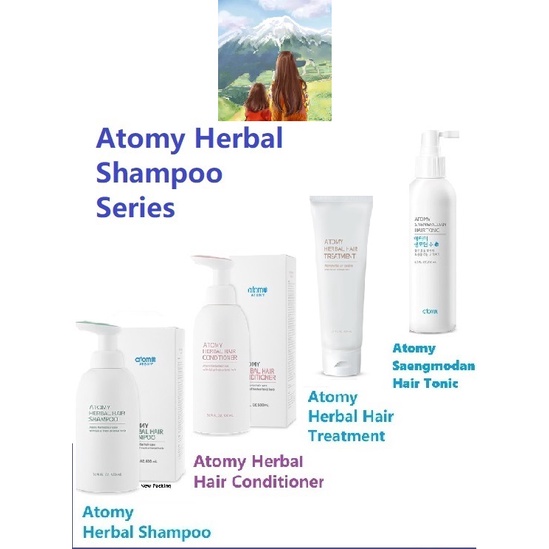 Atomy herbal Hair Shampoo / Hair Treatment / Hair Conditioner - Ready ...