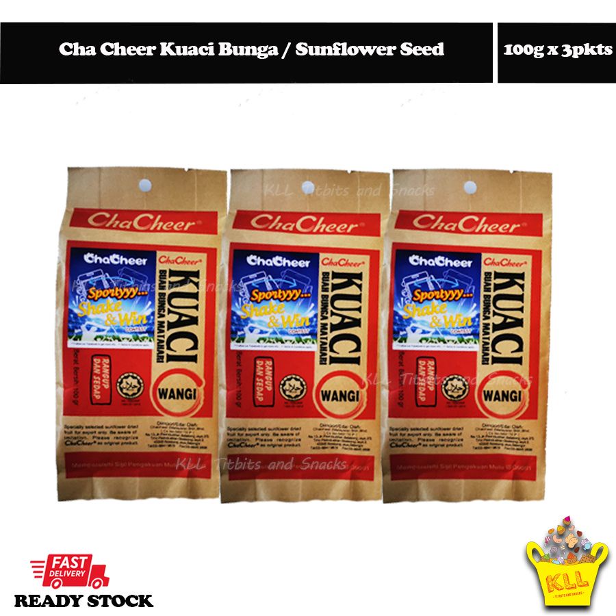 Cha Cheer Kuaci Bunga / Sunflower Seed 100g (3packets) | Shopee Malaysia