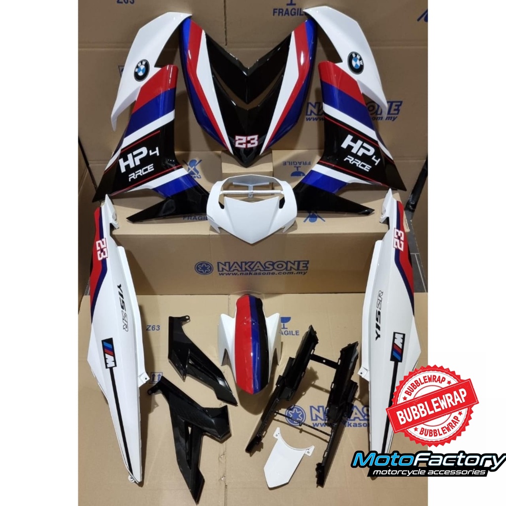 YAMAHA YSUKU Y15ZR V1/V2 COVER SET BMW DESIGN LIMITED EDITION AIR BUSH ...