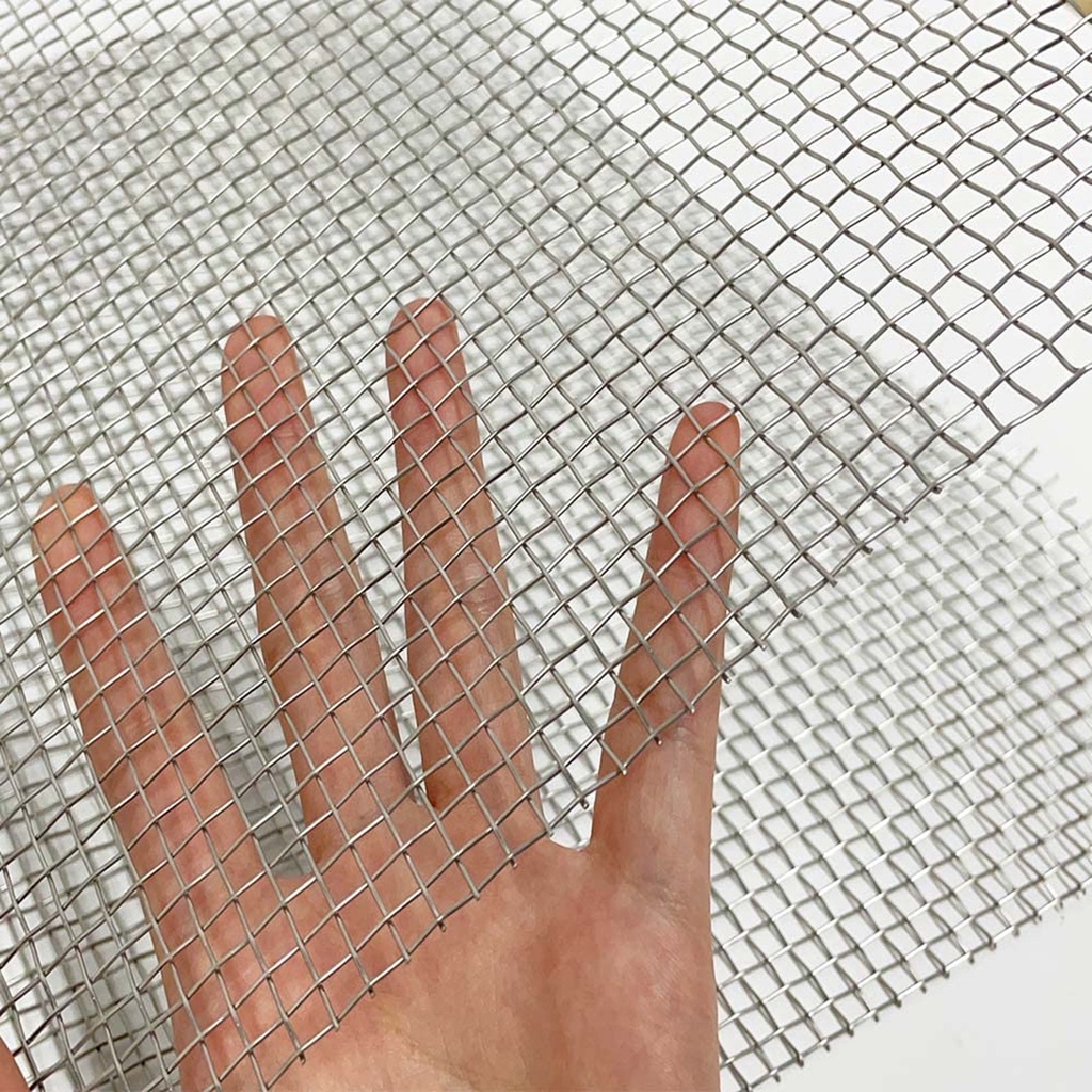 50x100cm 4-400 Mesh Metal Wire Mesh Screen 304 Stainless Steel Woven ...