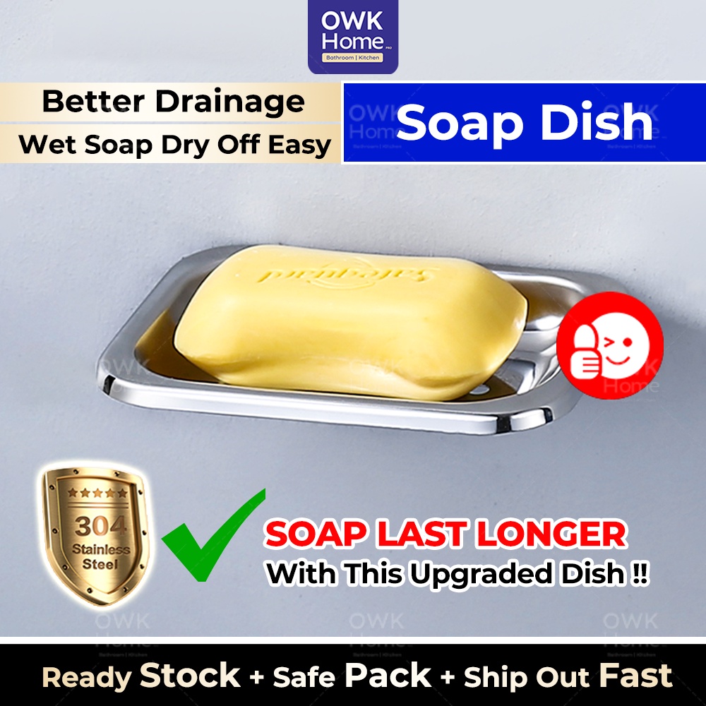 Fast Dry Soap Tray/soap Dish/ 肥皂盘子/ stainless Steel Soap Tray/ Soap ...