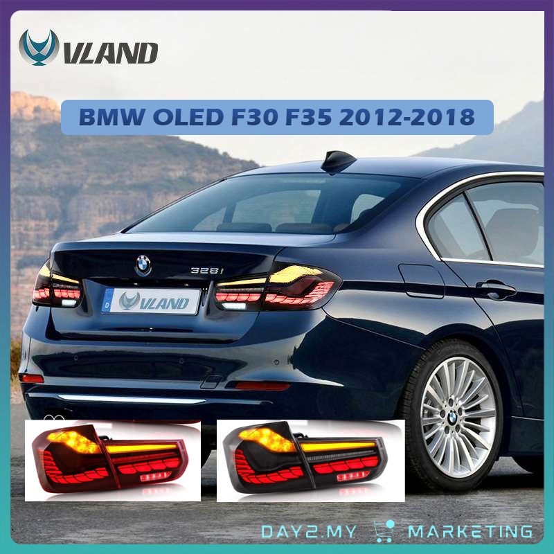 VLAND BMW 3-Series F30 F35 F80 OLED Tail Lamp Rear Light 2012-2018 ...