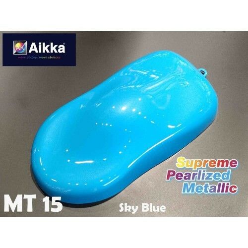AIKKA MT15 SKY BLUE SUPREME METALLIC 2K PAINT | Shopee Malaysia