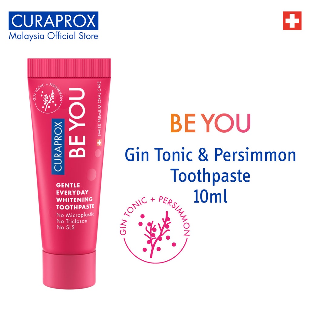 CURAPROX BE YOU toothpaste Gin Tonic & Persimmon (10ml) | Shopee Malaysia