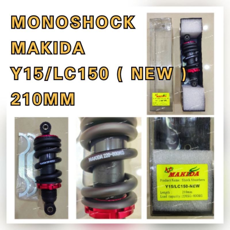MONOSHOCK MAKIDA Y15 / LC150 ( NEW ) 210MM | Shopee Malaysia