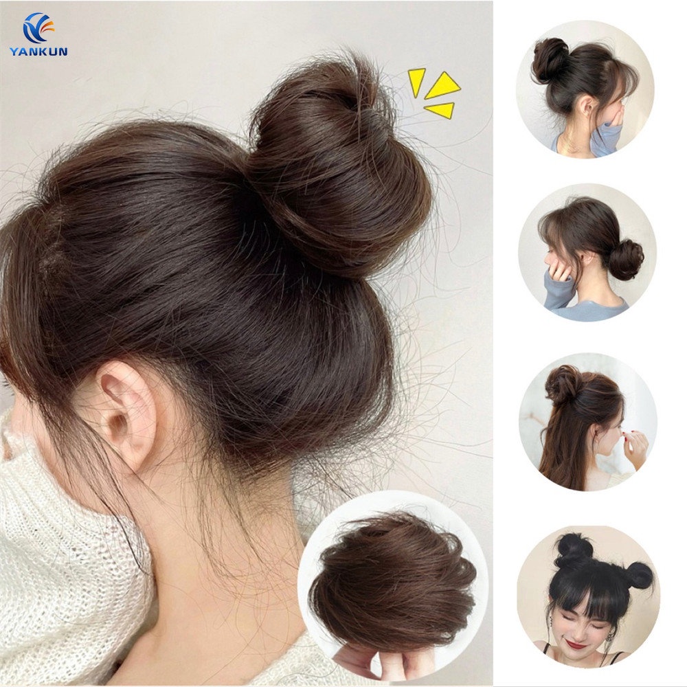Ball Head Natural Wig Loop Hair Ornament Fluffy Ancient Style Wig Pack ...