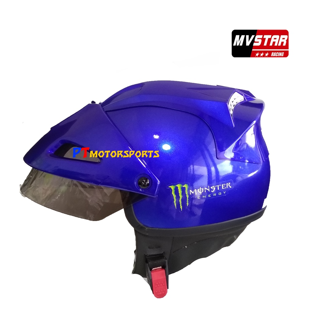 Mv Star EVO Mv Star Evo White, Matt Black, Yellow, Red, Orange, Grey, Blue Sirim Malaysia Helmet ...