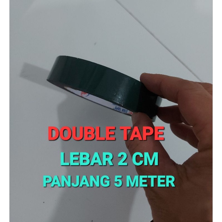 Double TAPE 2 CM WIDTH 5 METERS LENGTH FOR EDGE CLOSE. | Shopee Malaysia